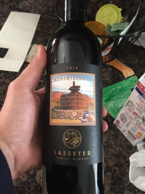 2014 Lasseter Family Winery Reminiscence, USA, California, Sonoma ...