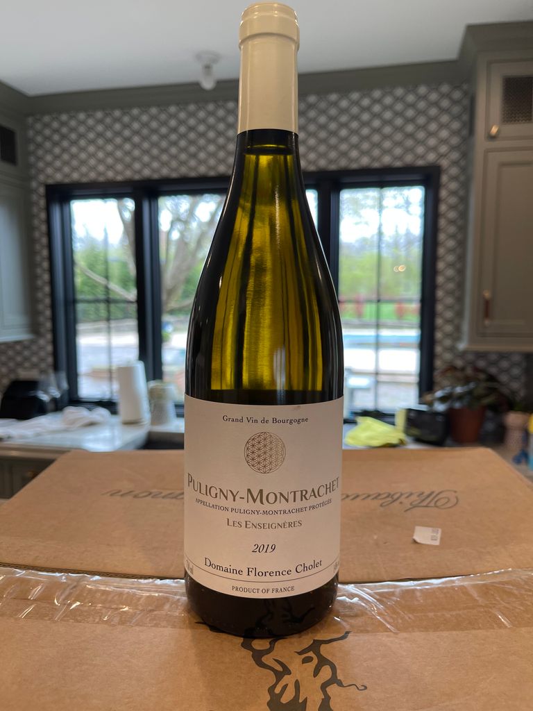 2019 Domaine Florence Cholet Puligny-Montrachet Les Enseignères, France ...