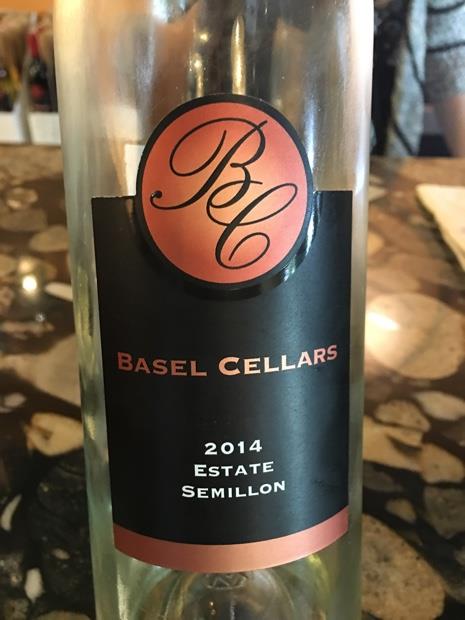 2014 Basel Cellars Sémillon, USA, Washington, Columbia Valley, Walla ...