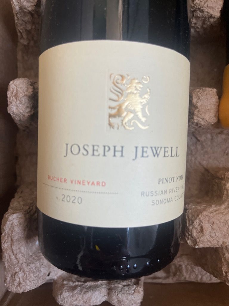 2020 Joseph Jewell Pinot Noir Bucher Vineyard, USA, California, Sonoma ...