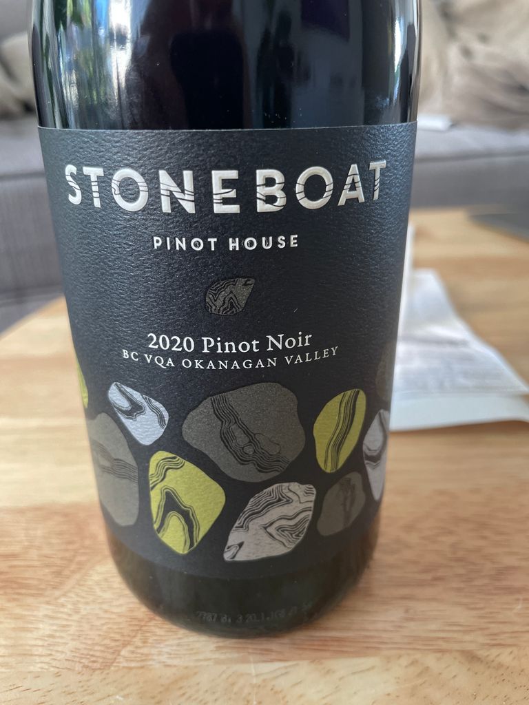2020 Stoneboat Vineyards Pinot Noir, Canada, British Columbia, Okanagan ...
