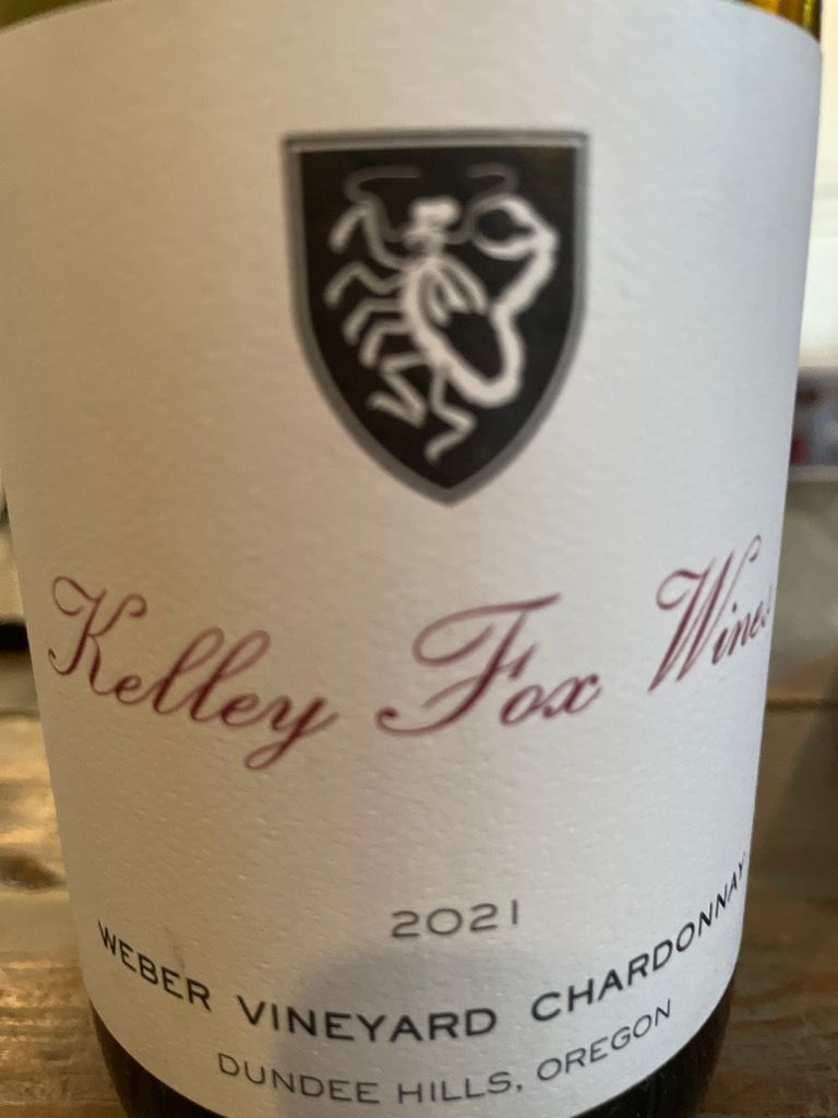 2021 Kelley Fox Wines Chardonnay Weber Vineyard, USA, Oregon ...