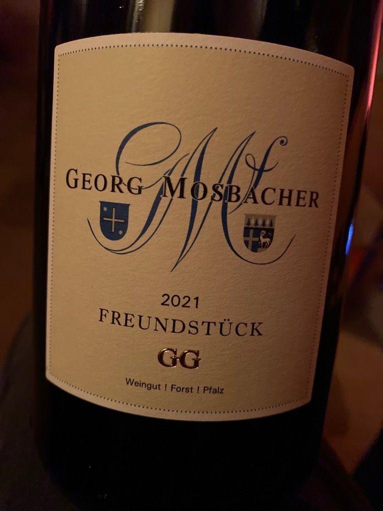 2022 Georg Mosbacher Forster Freundstück Riesling Großes Gewächs ...