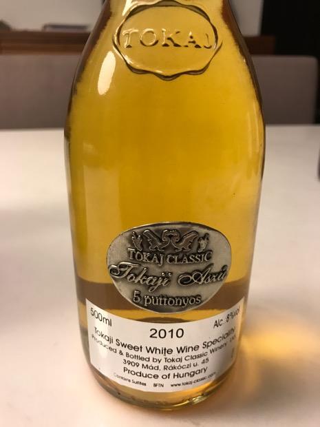 2011 Tokaj Classic Tokaji Aszú 5 Puttonyos, Hungary, Tokaji - CellarTracker