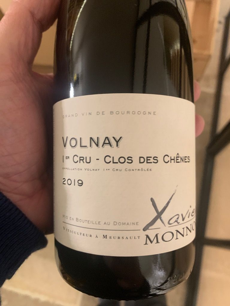 2019 Xavier Monnot Volnay 1er Cru Clos des Chênes, France, Burgundy ...