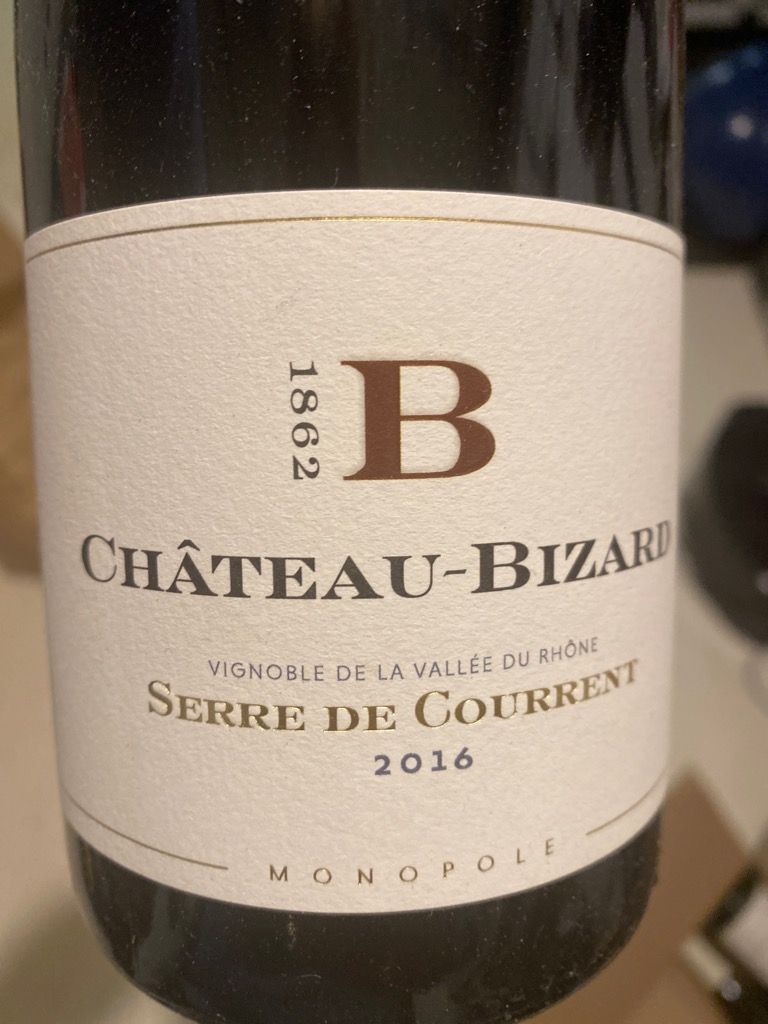 2018 Château Bizard Grignan-les-Adhémar Serre de Courrent, France ...