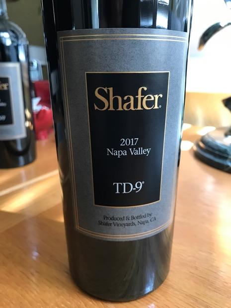 2017 Shafer TD-9, USA, California, Napa Valley - CellarTracker