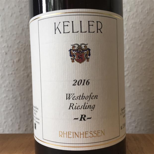2016 Weingut Keller Westhofener Riesling “R”, Germany, Rheinhessen ...