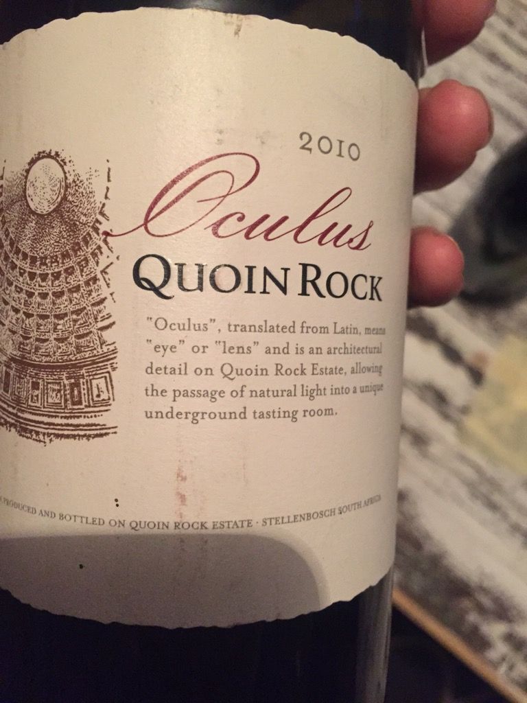 2011 Quoin Rock Oculus, South Africa, Coastal Region, Stellenbosch ...