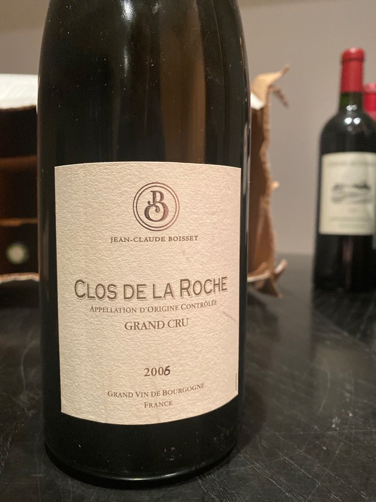 2007 Jean-Claude Boisset Clos de la Roche, France, Burgundy, Côte de ...