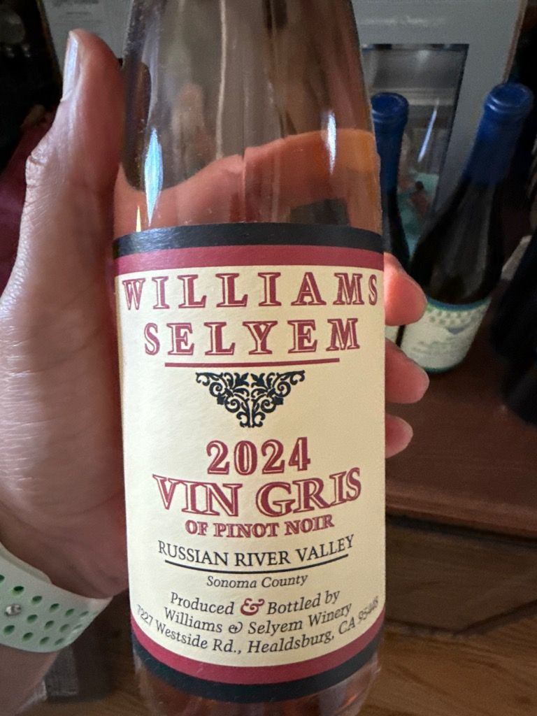 2024 Williams Selyem Vin Gris of Pinot Noir, USA, California, Sonoma ...