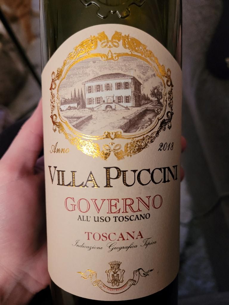 2018 Villa Puccini Governo all'uso Toscano Toscana IGT, Italy, Tuscany ...