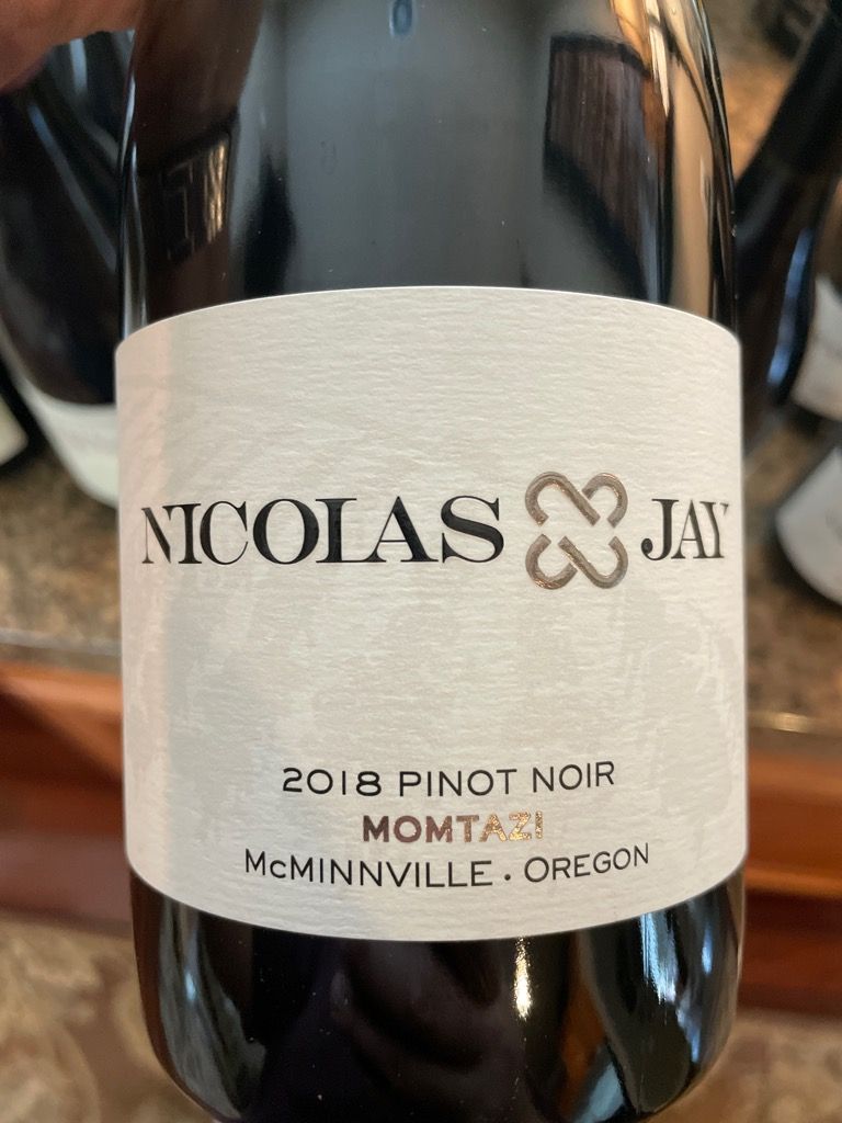 2018 Domaine Nicolas-Jay Pinot Noir Momtazi Family Vineyard, USA ...
