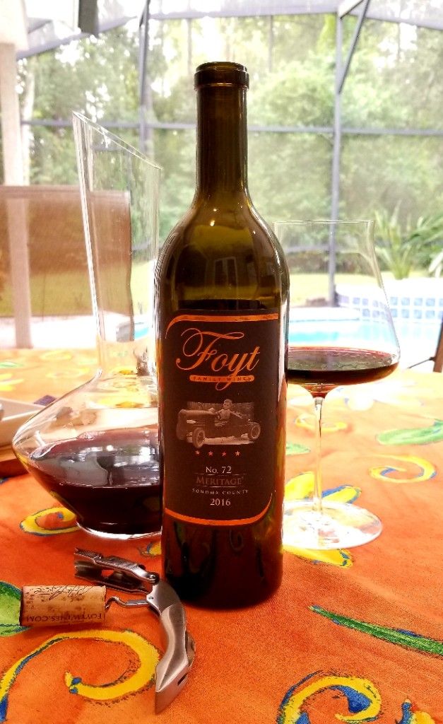 2021 Foyt Family Wines Meritage, USA, California, Sonoma County, Chalk ...