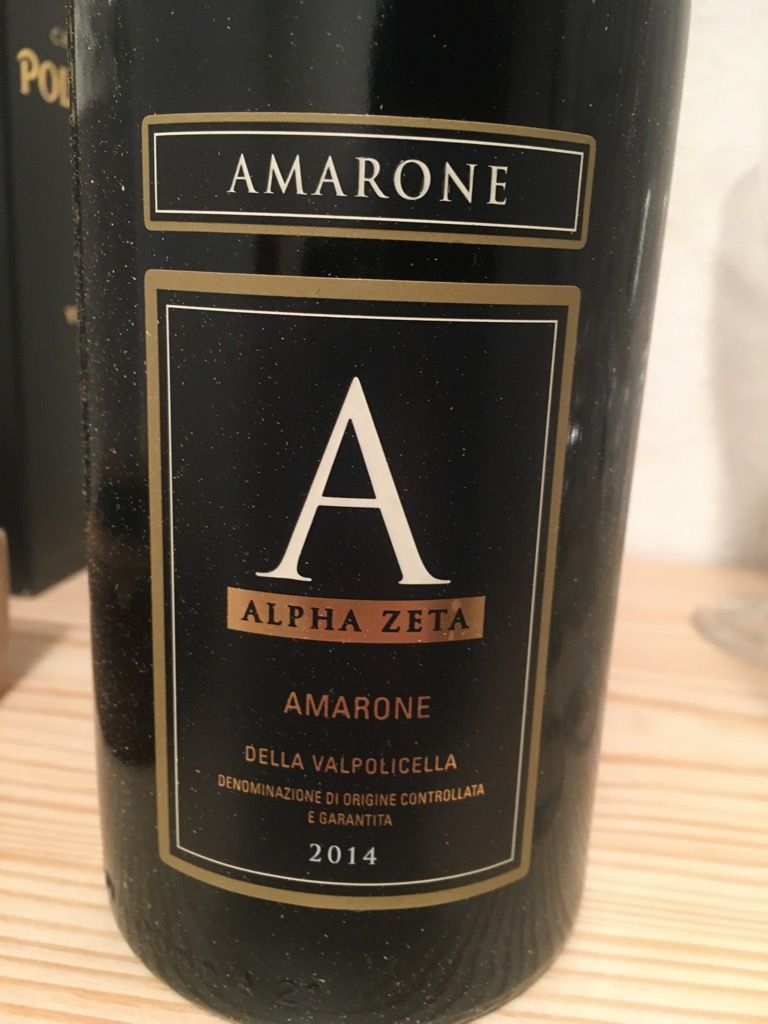 2014 Alpha Zeta Amarone della Valpolicella Classico A, Italy, Veneto ...