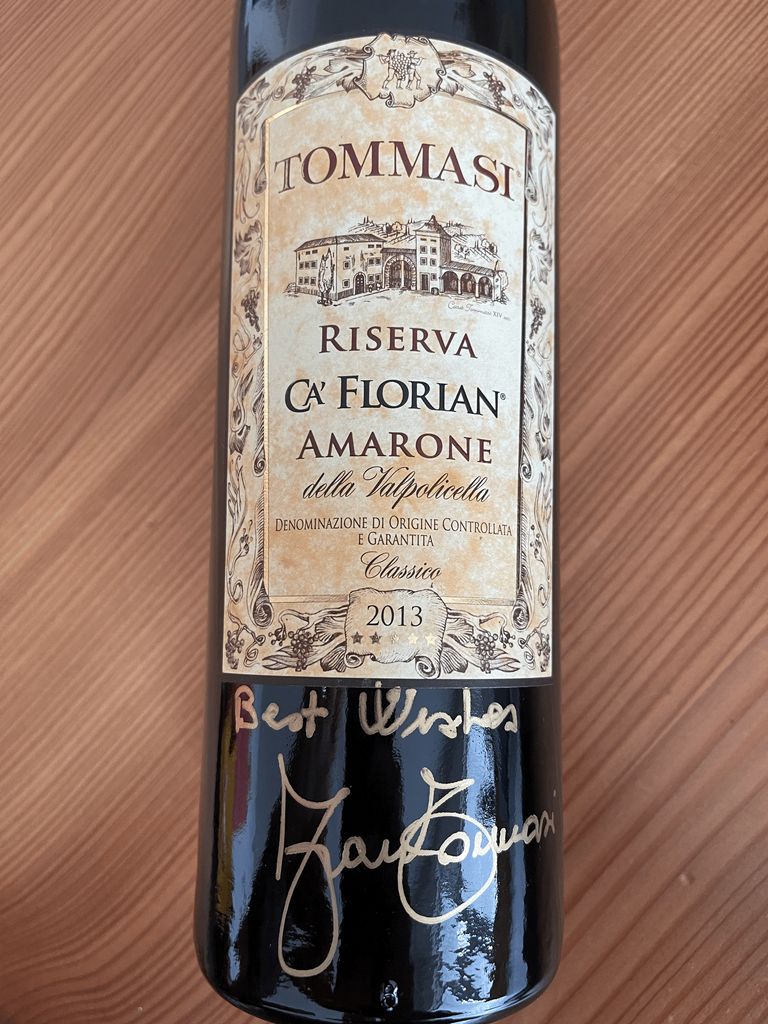 2013 Tommasi Amarone della Valpolicella Classico Riserva Ca' Florian, Italy, Veneto ...