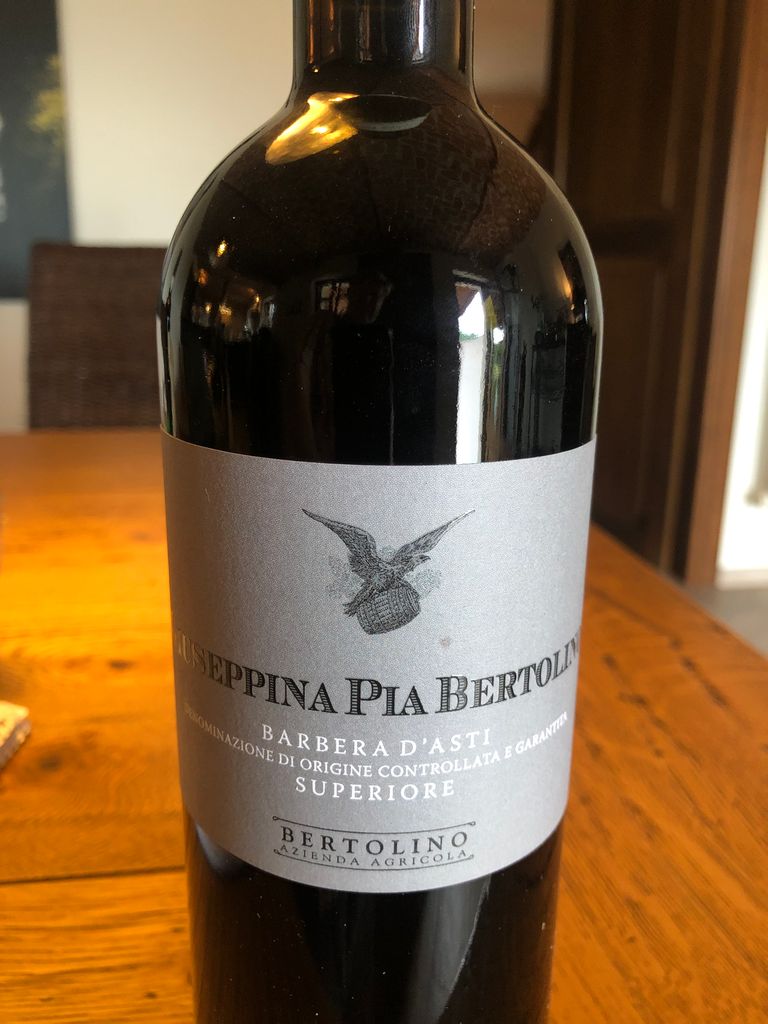 2019 Agricola Bertolino Barbera d'Asti Superiore Giuseppina Pia ...