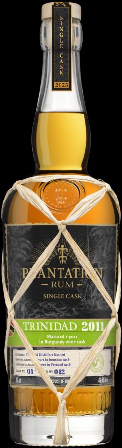 2011 Plantation Single Cask Trinidad Burgundy wine cask, Trinidad ...