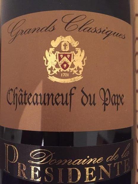 Domaine de la Presidente - CellarTracker