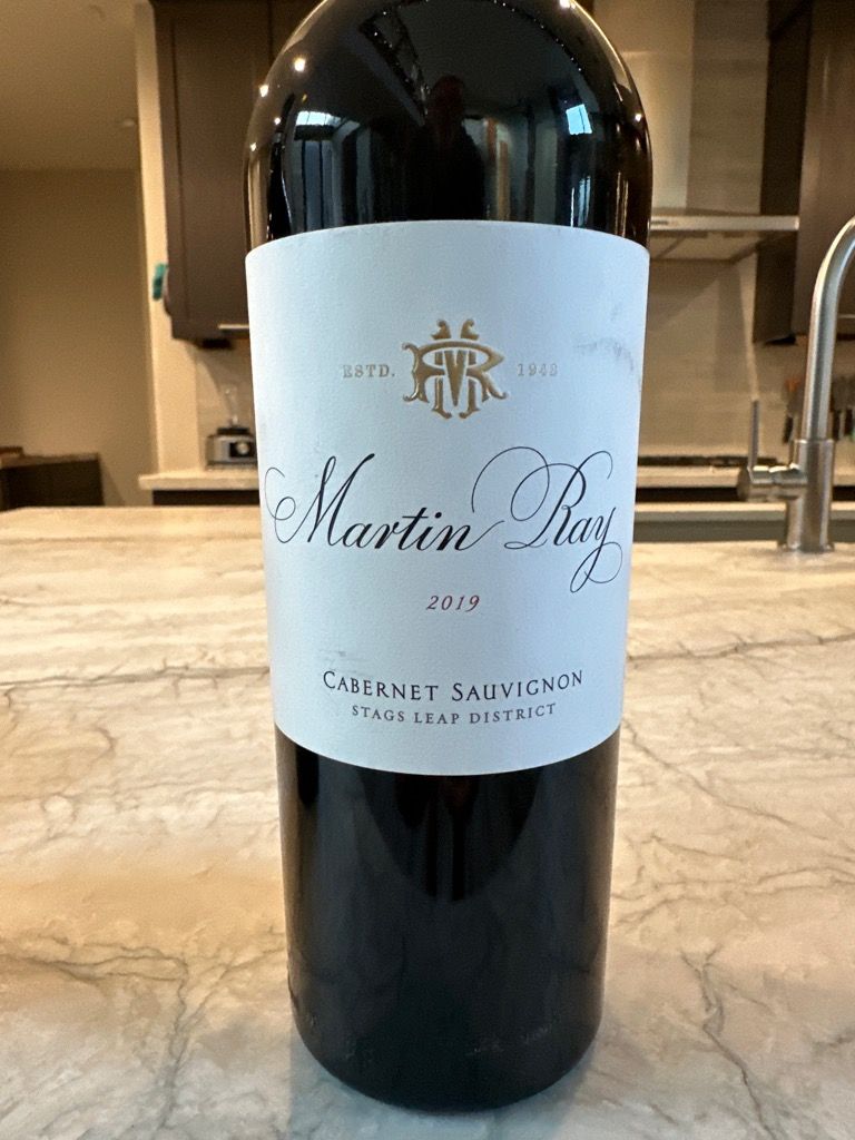 2019 Martin Ray Cabernet Sauvignon Stags Leap District, USA, California ...