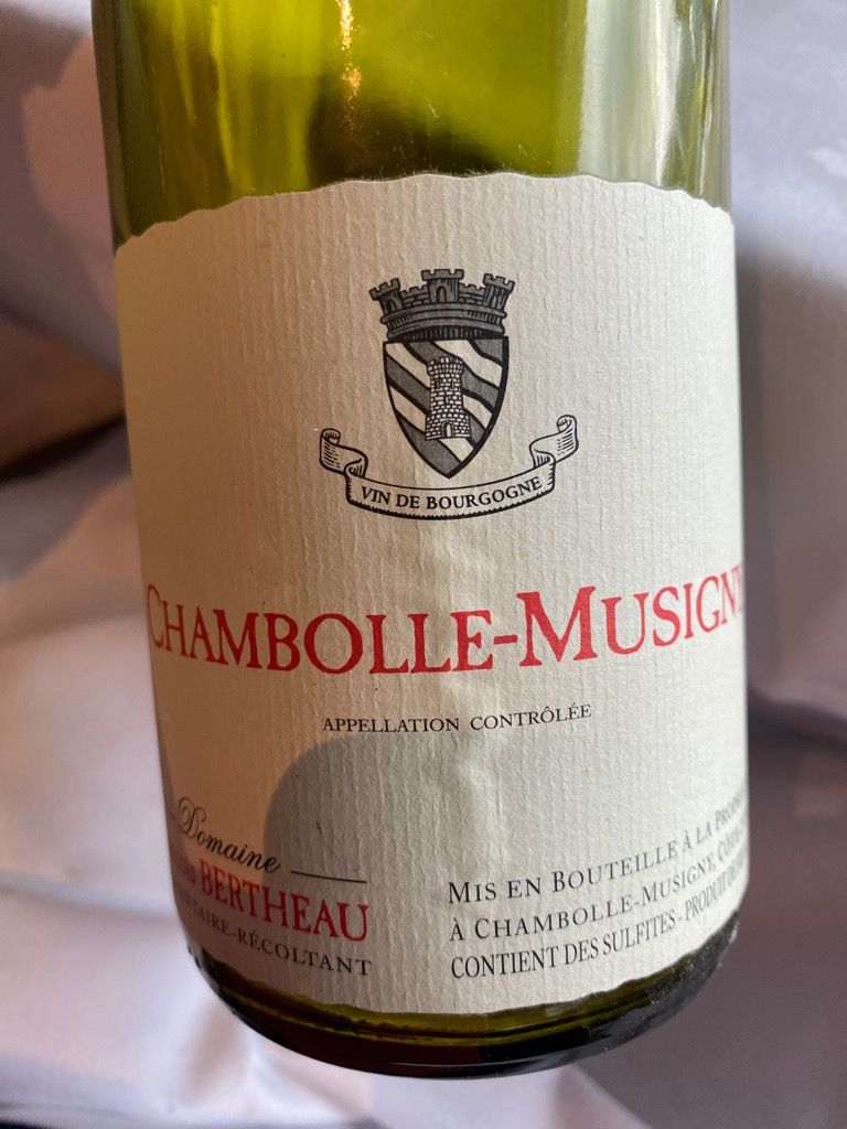 2015 Domaine Bertheau (Pierre et François) Chambolle-Musigny Vieilles ...