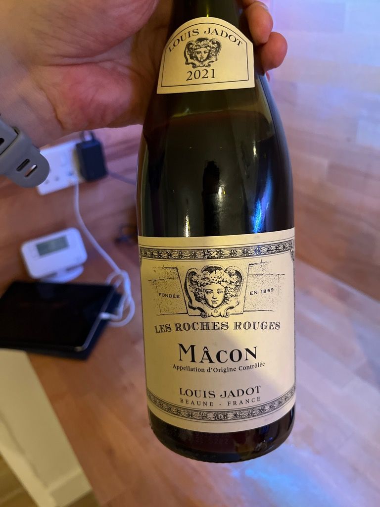 2021 Louis Jadot Mâcon Les Roches Rouges, France, Burgundy, Mâconnais ...