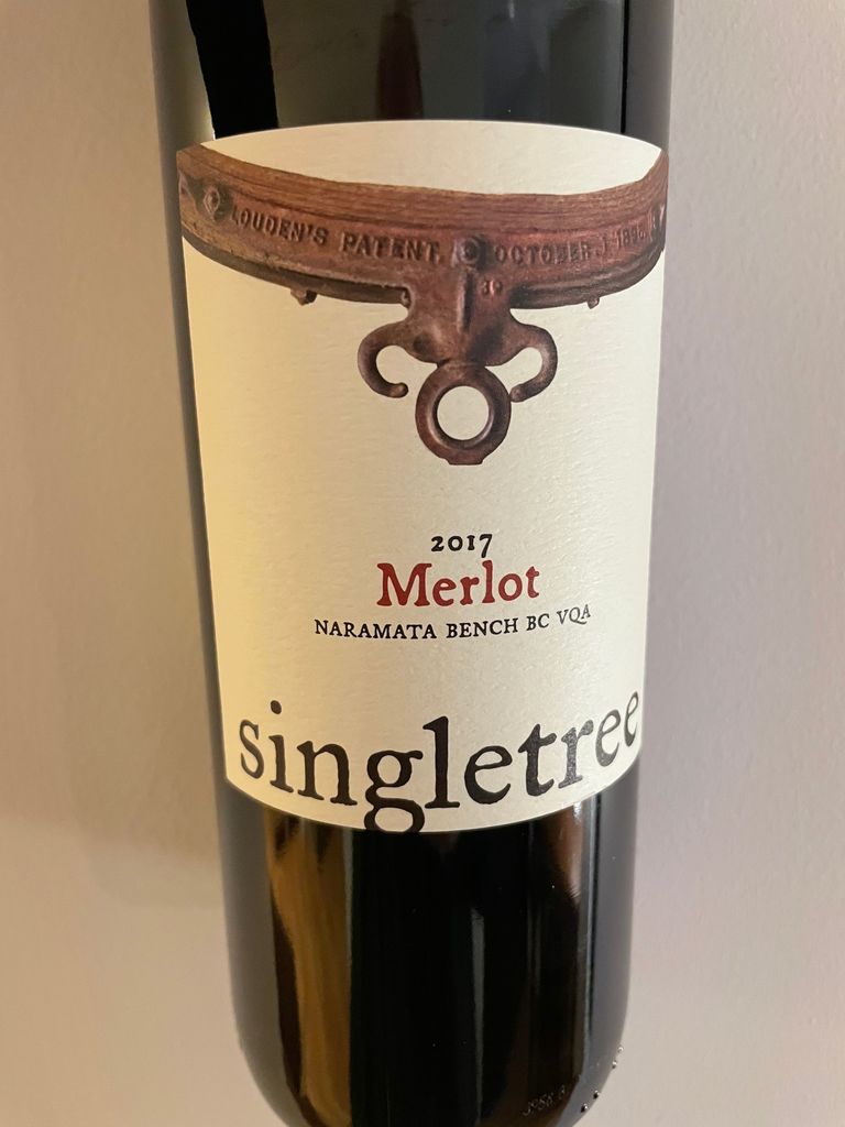 2018 Singletree Merlot, Canada, British Columbia, Okanagan Valley ...