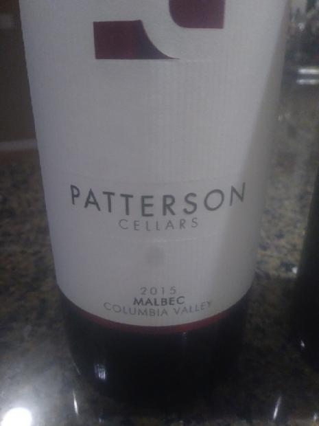 2009 Patterson Cellars Malbec, USA, Washington, Columbia Valley ...