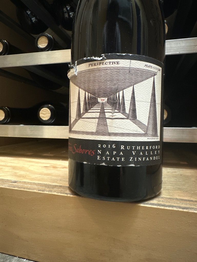 2016 Tres Sabores Zinfandel Perspective, USA, California, Napa Valley ...