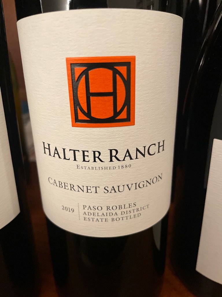 2019 Halter Ranch Cabernet Sauvignon, USA, California, Central Coast ...