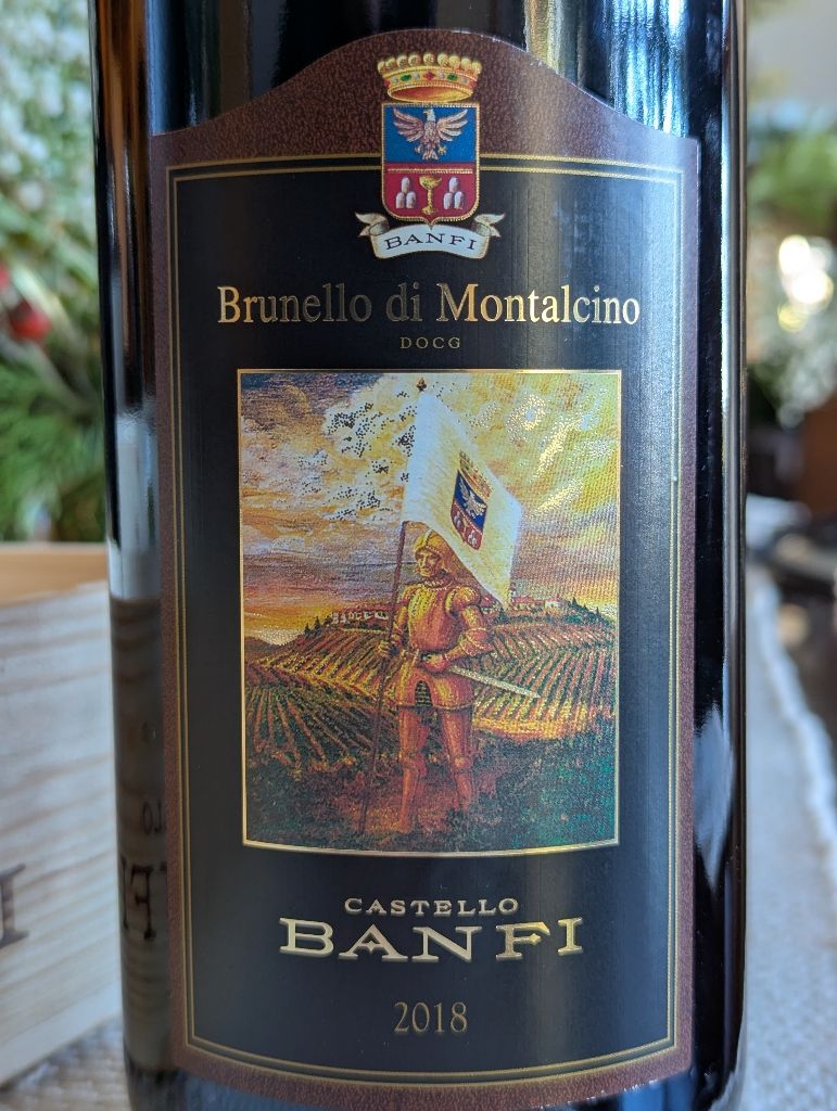 2018 Castello Banfi Brunello di Montalcino, Italy, Tuscany, Montalcino ...
