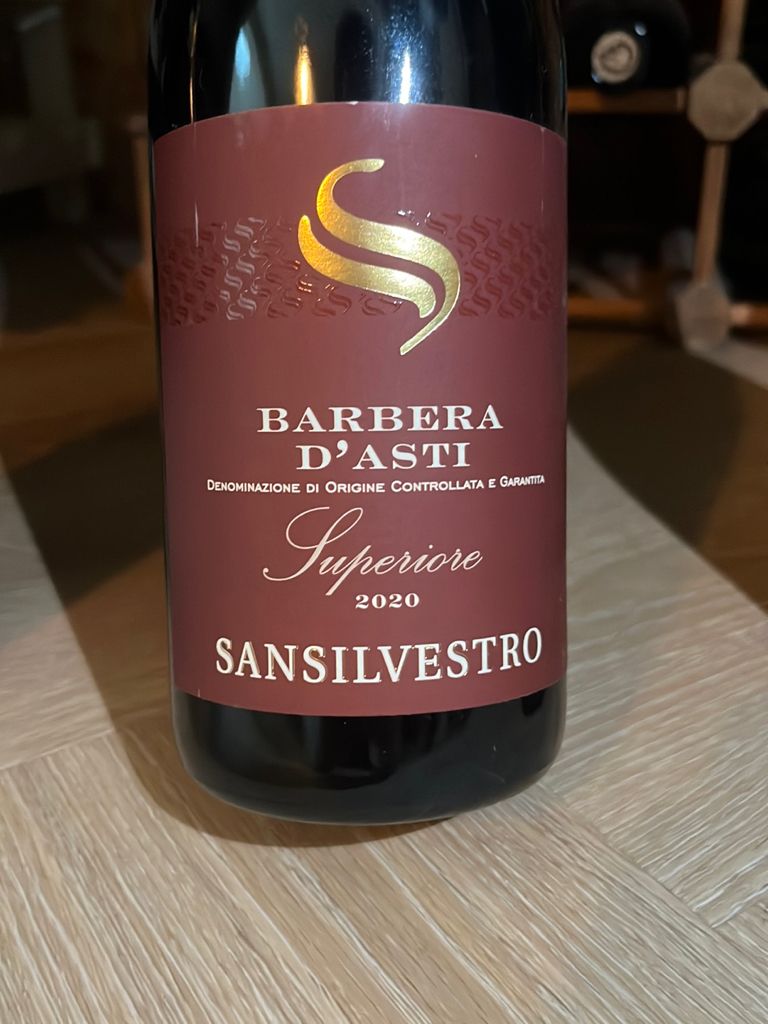 2021 Cantine San Silvestro Barbera d'Asti Superiore, Italy, Piedmont ...