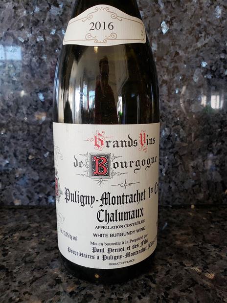 2016 Paul Pernot et ses Fils Puligny-Montrachet 1er Cru Les Chalumeaux ...