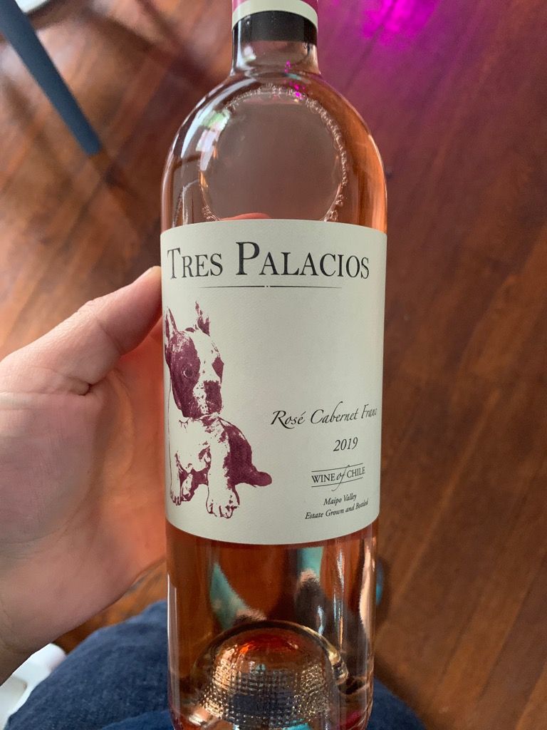 2022 Tres Palacios Cabernet Franc Rosé, Chile, Maipo Valley - CellarTracker