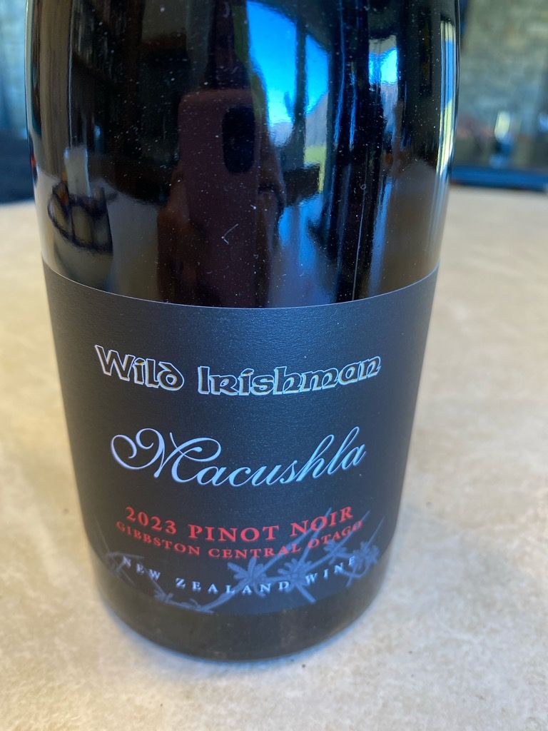 2023 Wild Irishman Pinot Noir Macushla, New Zealand, South Island ...