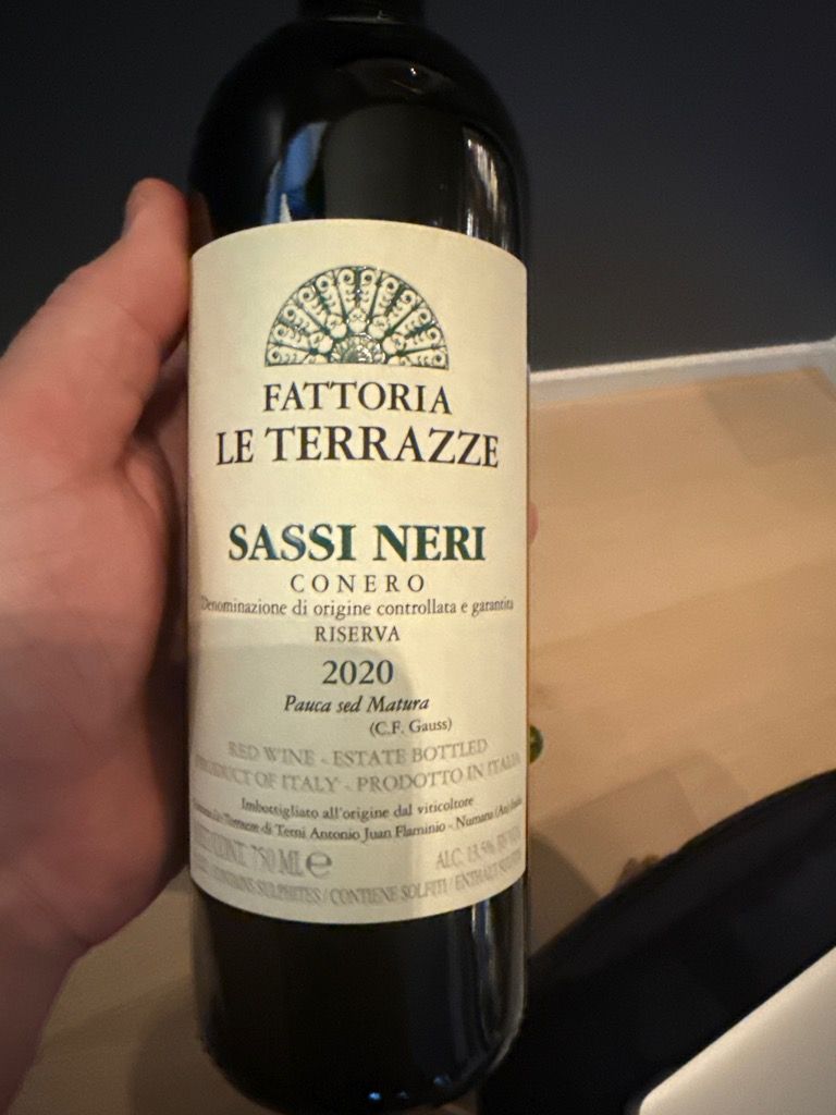 2021 Fattoria Le Terrazze Conero Sassi Neri Riserva, Italy, Marche ...