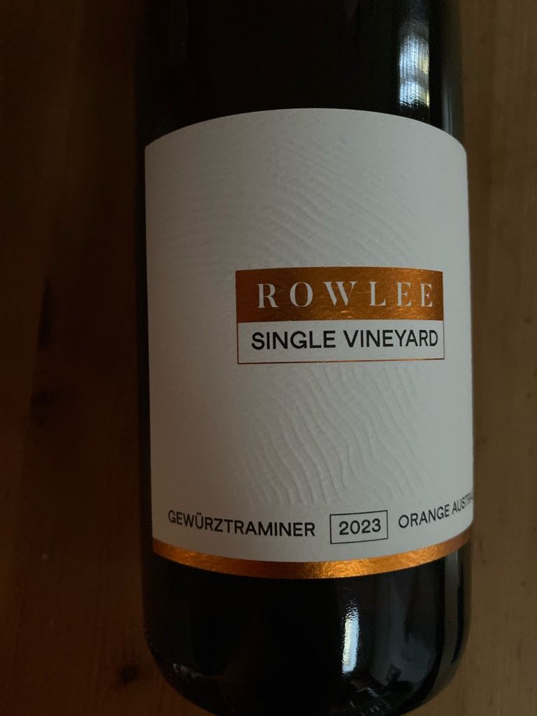 2024 Rowlee Wines Gewürztraminer Single Vineyard, Australia, New South ...