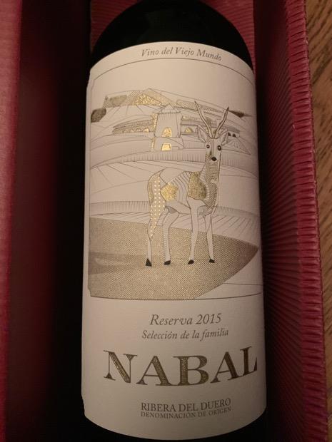 2016 Bodegas Nabal Ribera del Duero Reserva, Spain, Castilla y León ...