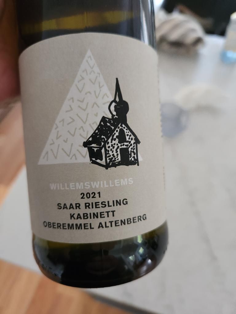 2021 Weingut Willems-Willems Oberemmeler Altenberg Riesling Kabinett ...