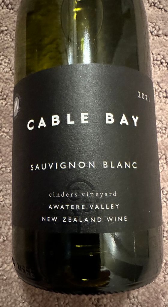 2022 Cable Bay Sauvignon Blanc, New Zealand, South Island, Marlborough ...
