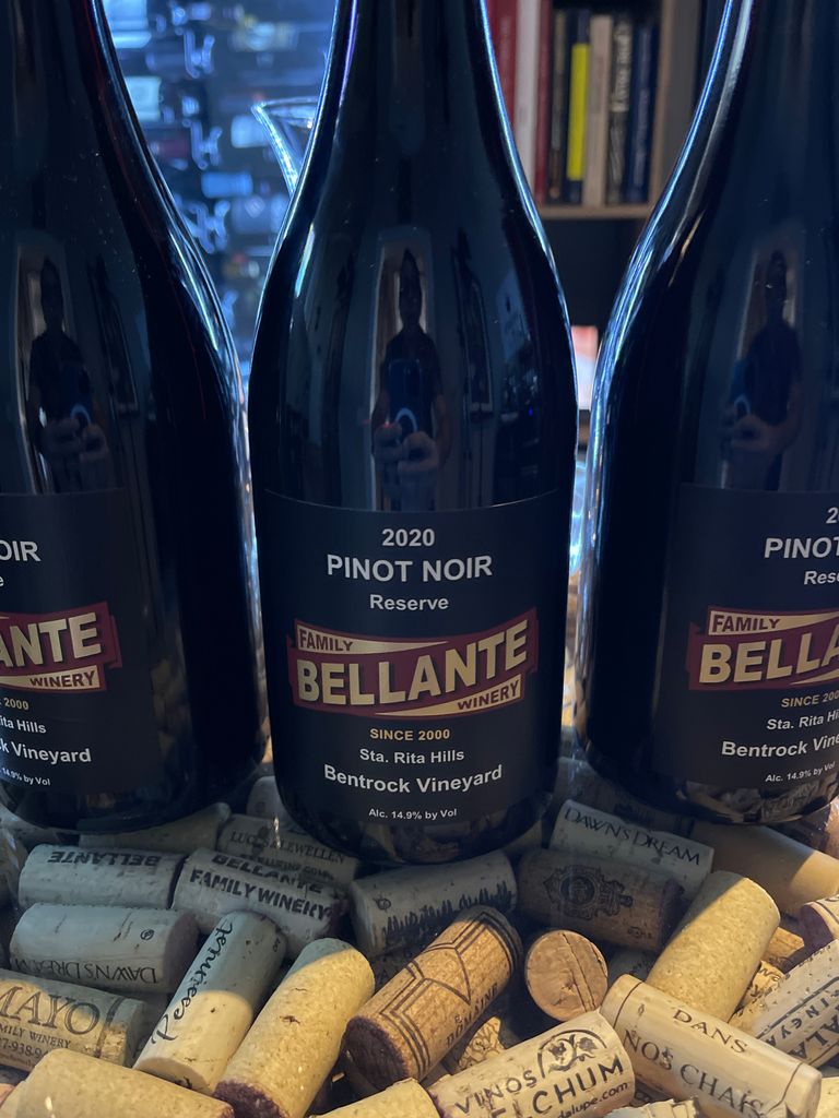 2021 Bellante Family Winery Pinot Noir Reserve Bentrock Vineyard, USA ...
