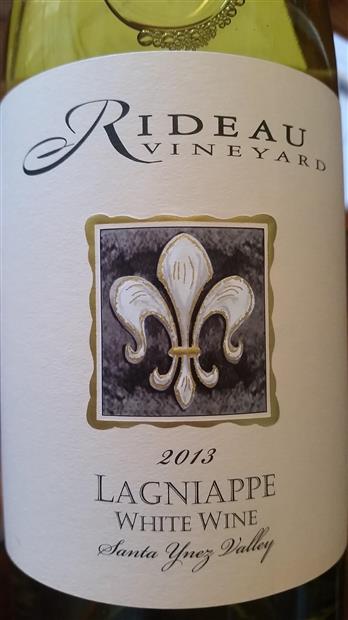 2013 Rideau Vineyard Lagniappe, USA, California, Central Coast, Santa ...