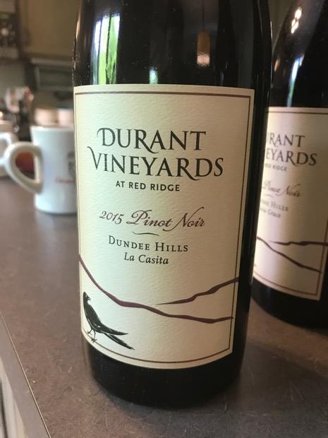 2014 Durant Vineyards Pinot Noir, USA, Oregon, Willamette Valley ...