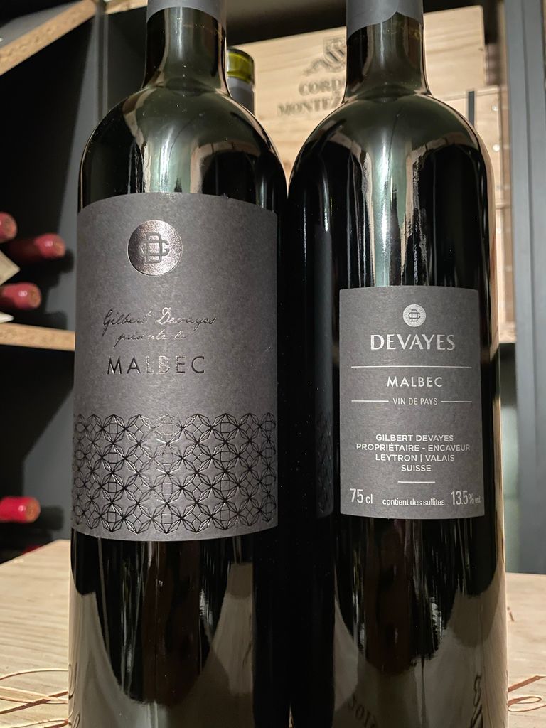 2016 Gilbert Devayes Malbec, Switzerland, Valais - CellarTracker