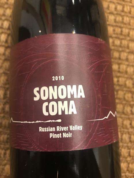 2010 George Wine Company Pinot Noir Sonoma Coma, USA, California ...