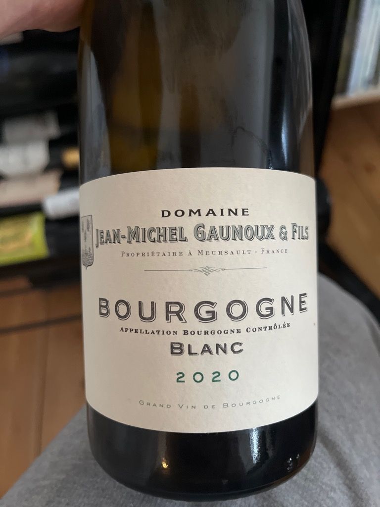 2022 Domaine Jean-Michel Gaunoux Bourgogne Blanc, France, Burgundy ...