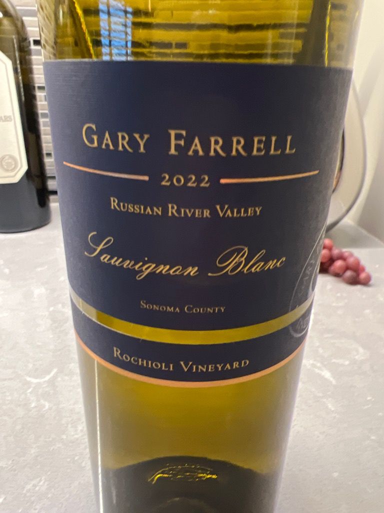 2023 Gary Farrell Sauvignon Blanc Rochioli Vineyard Sonoma County, USA ...