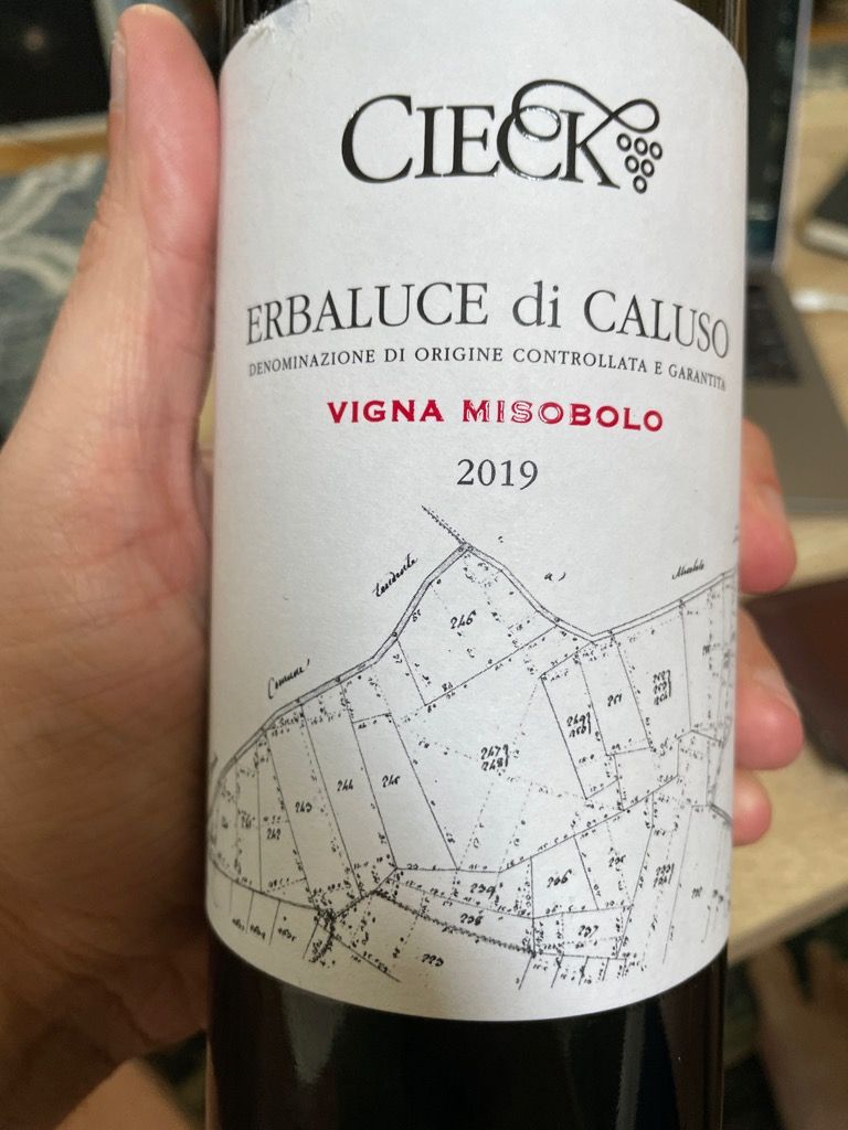 2019 Cieck Erbaluce di Caluso Vigna Misobolo, Italy, Piedmont, Northern ...