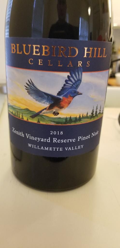 2019 Bluebird Hill Cellars Pinot Noir Zenith Vineyard, USA, Oregon ...