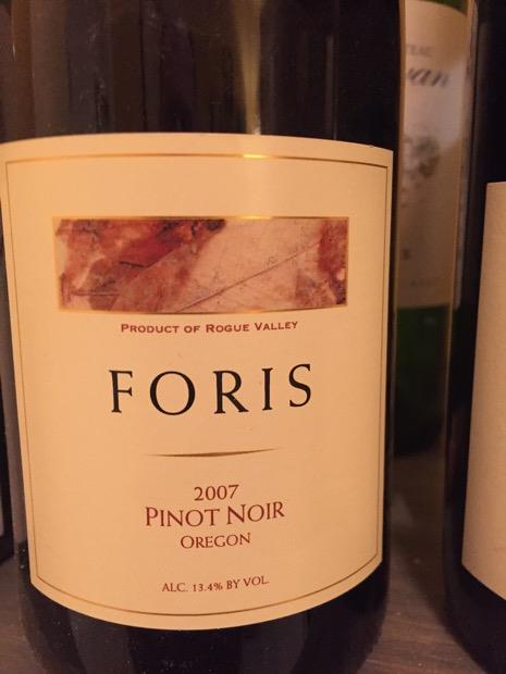 2007 Foris Pinot Noir, USA, Oregon, Southern Oregon, Rogue Valley ...